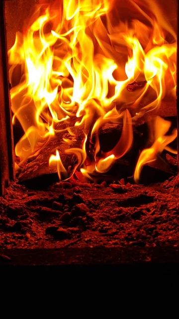 Огонь в печи