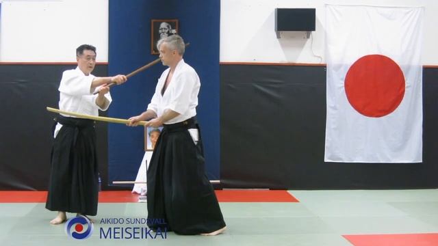 19 Aikido Ken Tai Ken Ai Hanmi Nikyo, Shishiya Sensei Sundsvsll 2012