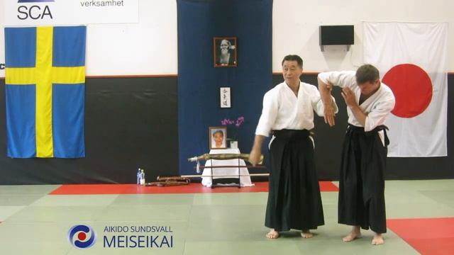 6 Aikido Ai Hanmi Do Barai Sankyo, Shishiya Sensei Sundsvall 2012