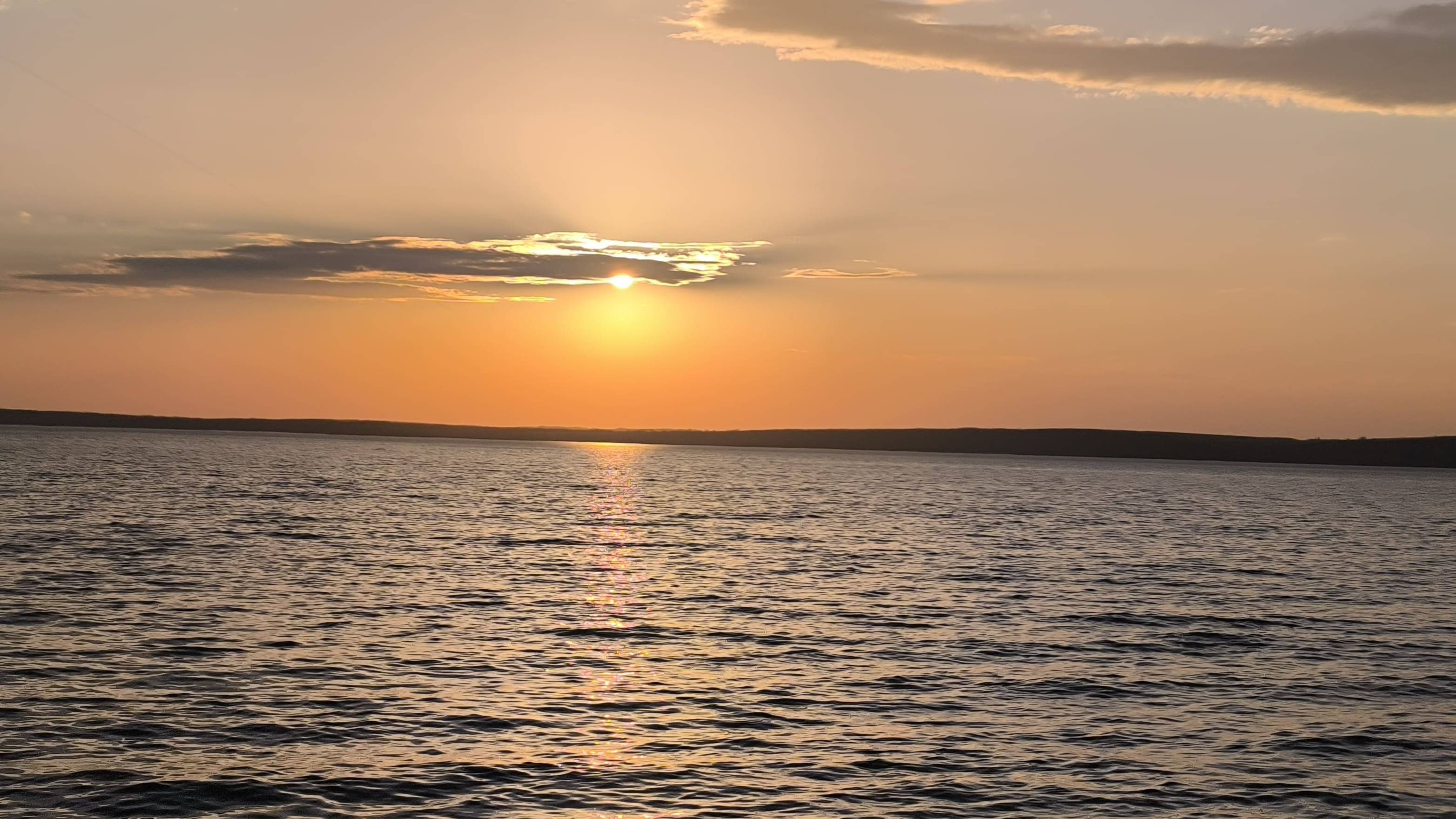 Закат на Волге.