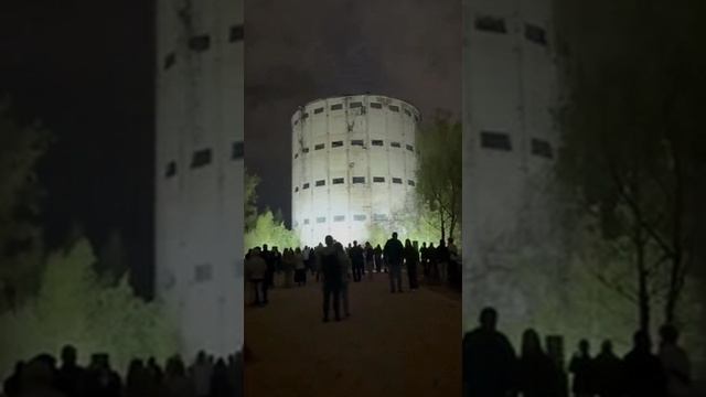 Фестиваль медиа-арта в Нижнем Новгороде, 25 апреля 2025 год. Башня