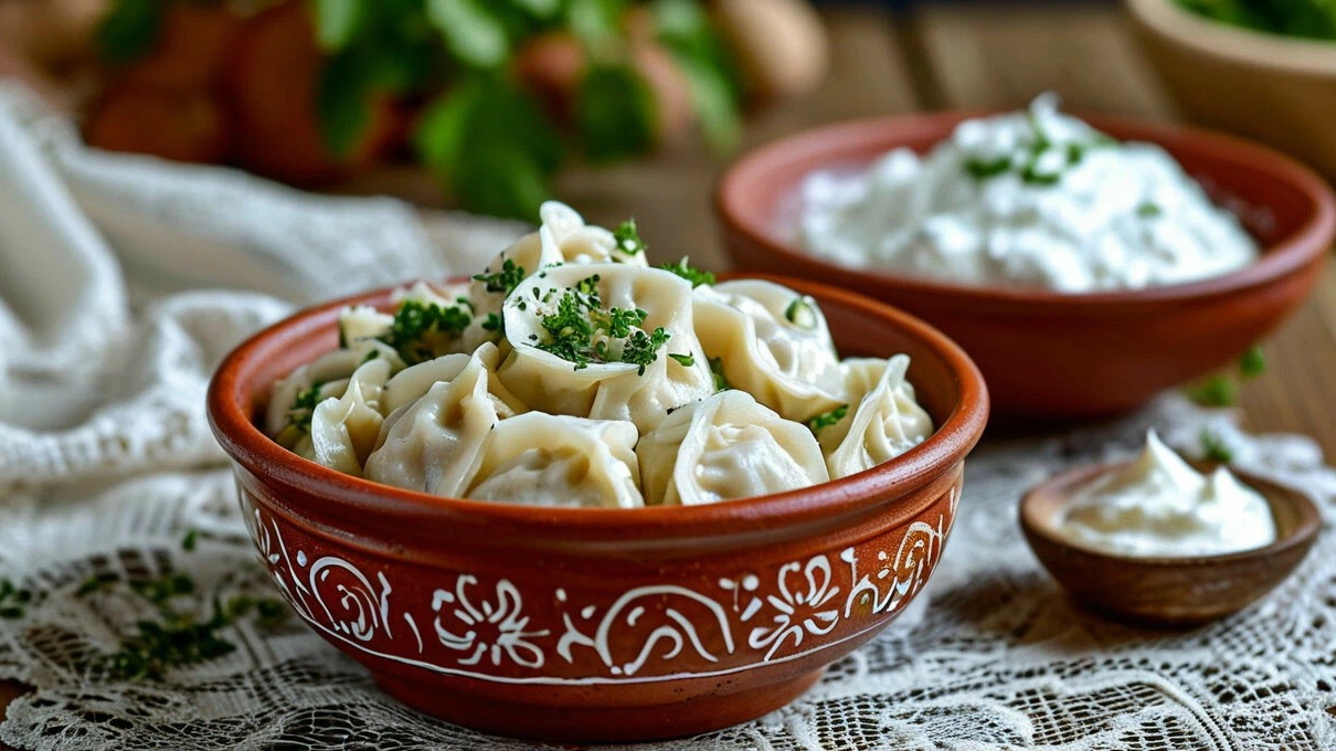 Вареники с начинкой из сырой картошки 🥟.