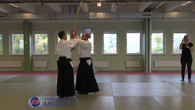 11 Aikido Tachidori Ikkyo Omote, Shishiya Sensei Malmö 2018