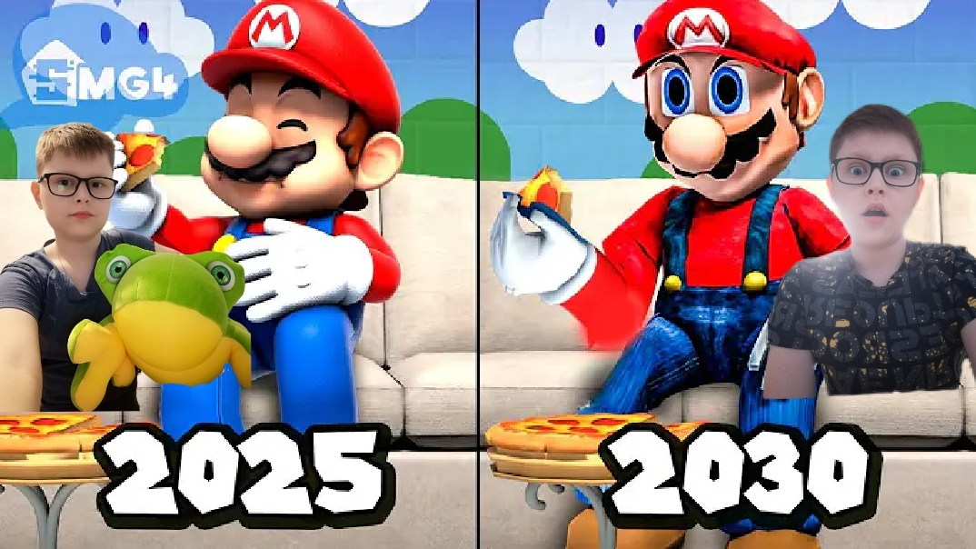 Реакция на смг4 называется This Will Be Mario In 2030