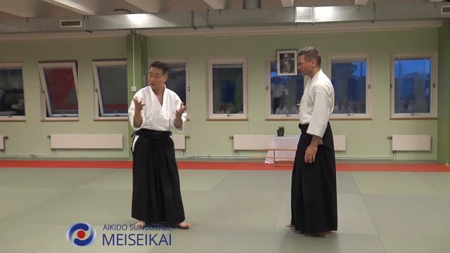4 Aikido Gyaku Hanmi Kotegaeshi Omote, Shishiya Sensei Malmö 2018