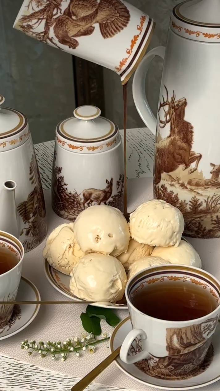 Мороженое крем-брюле🍦