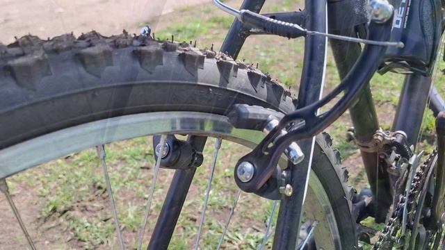 Замена задних тормозов (Ви-Брейк) и их регулировка в спортивном велосипеде