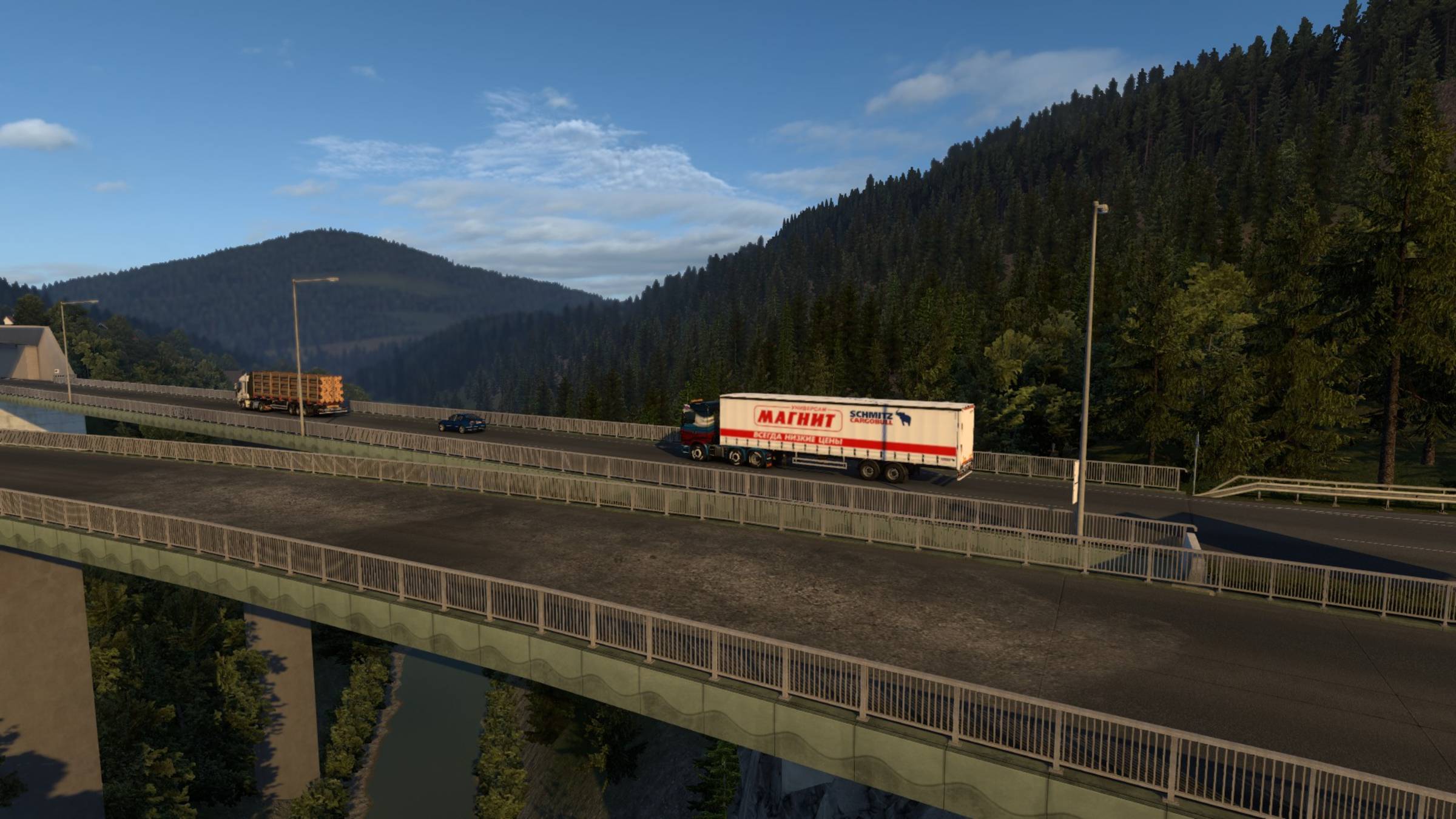 ETS 2  -  Поездка в Швейцарских Альпах #100