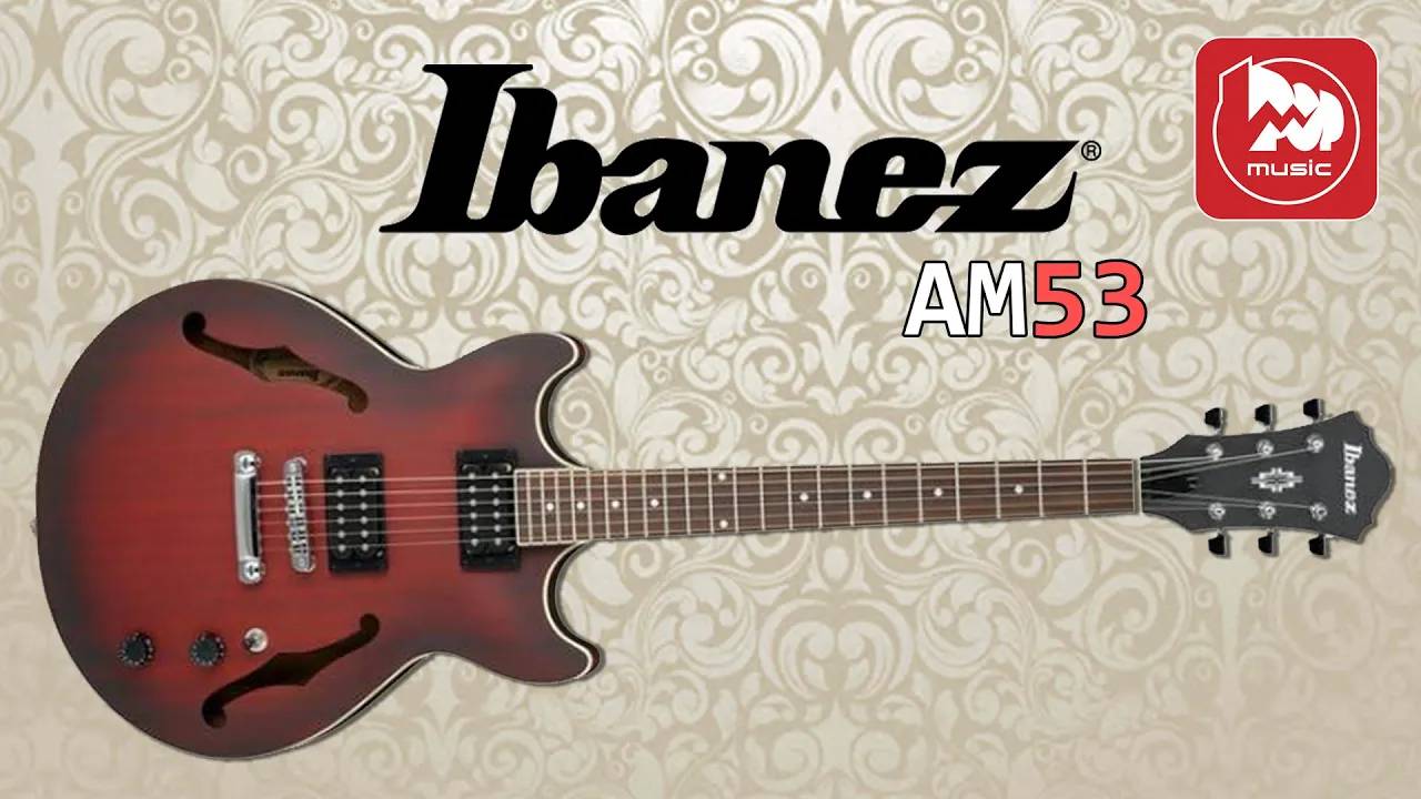 Полуакустическая электрогитарa IBANEZ AM53-SRF