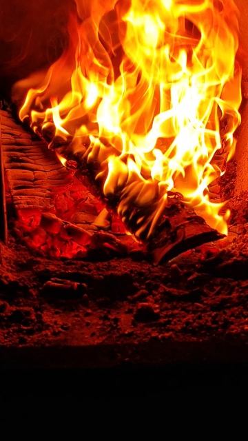 Огонь в печи