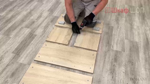 Модульная спальня Ливорно. Банкетка ЛБ-20, сборка ШкафШоп