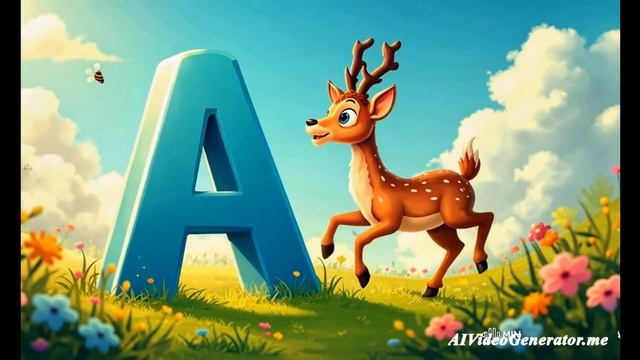 АЗБУКА для детей. Мультик про букву А