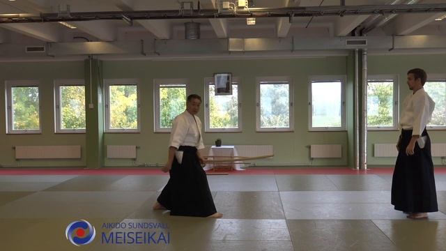 12 Aikido Tachidori Kokyo Nage, Shishiya Sensei Malmö 2018