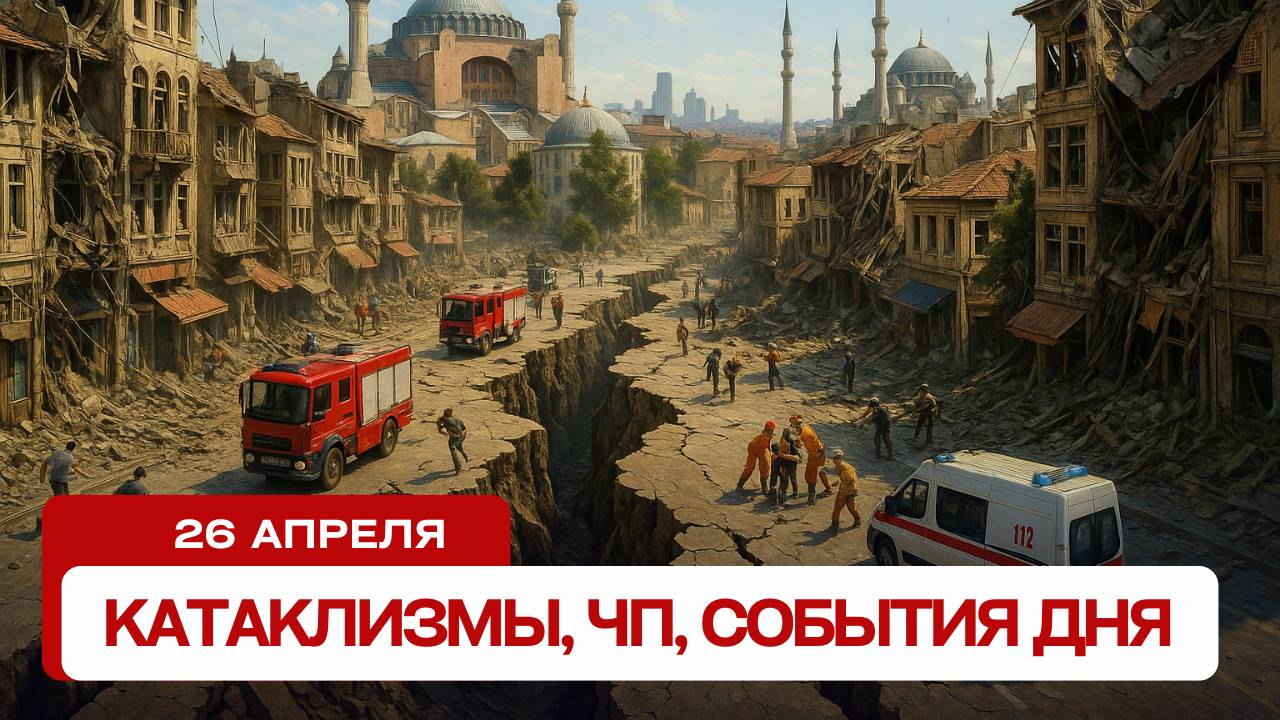 Катаклизмы за день 26.04.2025. Новости, ЧП, события дня