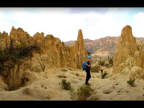Ла-Пас - город в кратере потухшего вулкана 2016 г., Боливия