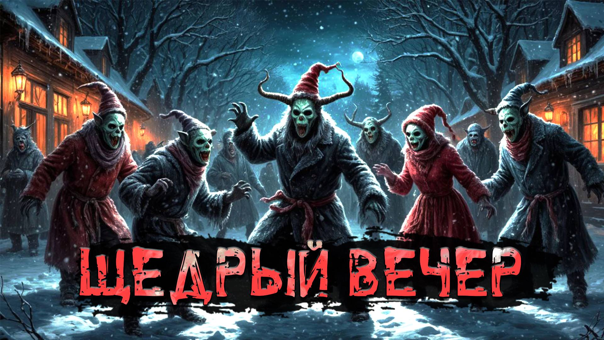 Странники тьмы: Жуткая ночь в деревне, изменившая всё ! "Щедрый вечер" † Страшные истории † ужасы.