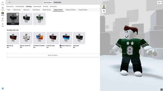 Я сделал скин в Roblox