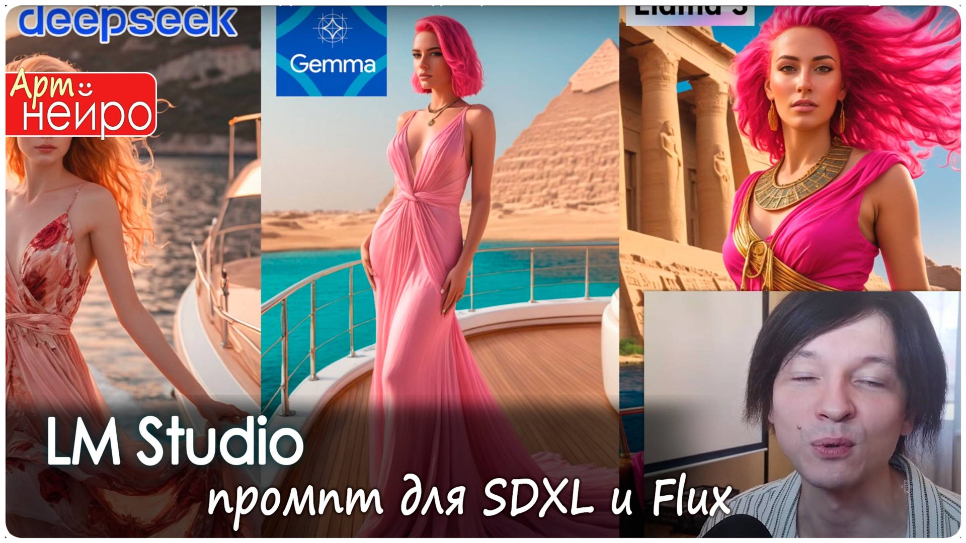 LM Studio-Написать промпт для SDXL и Flux-это просто язокывые модели на ПК_(24 апр. 2025)