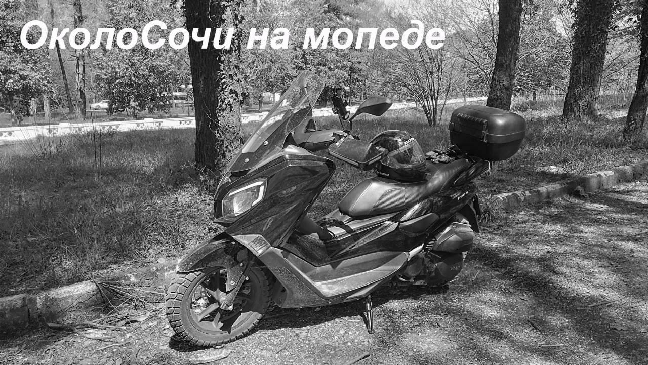 ОколоСочи на мопеде. Весенний лес и черемша.