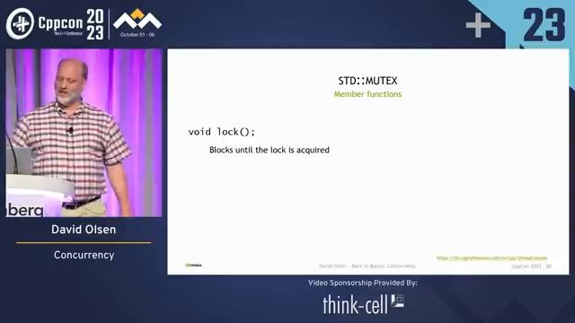 Concurrency. Back to Basics_ C++ Concurrency - David Olsen - CppCon 2023