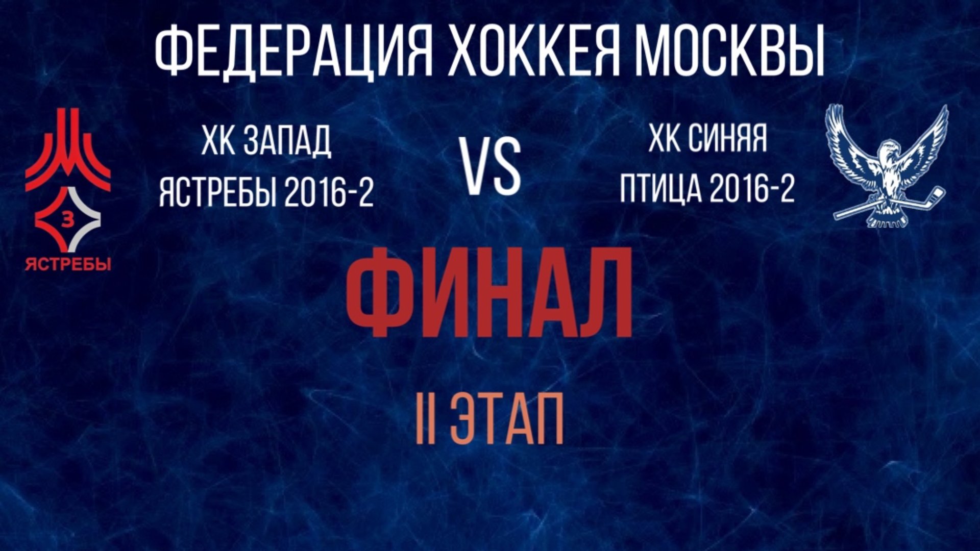 Федерация хоккея Москвы (ФХМ) среди детских хоккейных команд 2016 года. Финал.