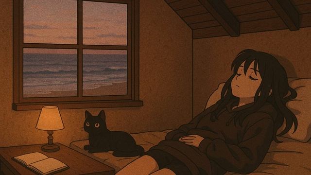 🌿 Лаванда на пляже 🌊 lo-fi фоновая музыка, чтобы помочь тебе расслабиться 🎧 [Музыка без рекламы]