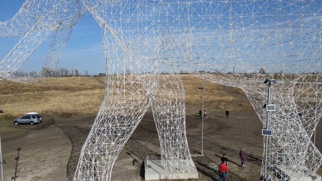 Арт-объект Слон на выезде в Ставрополя .