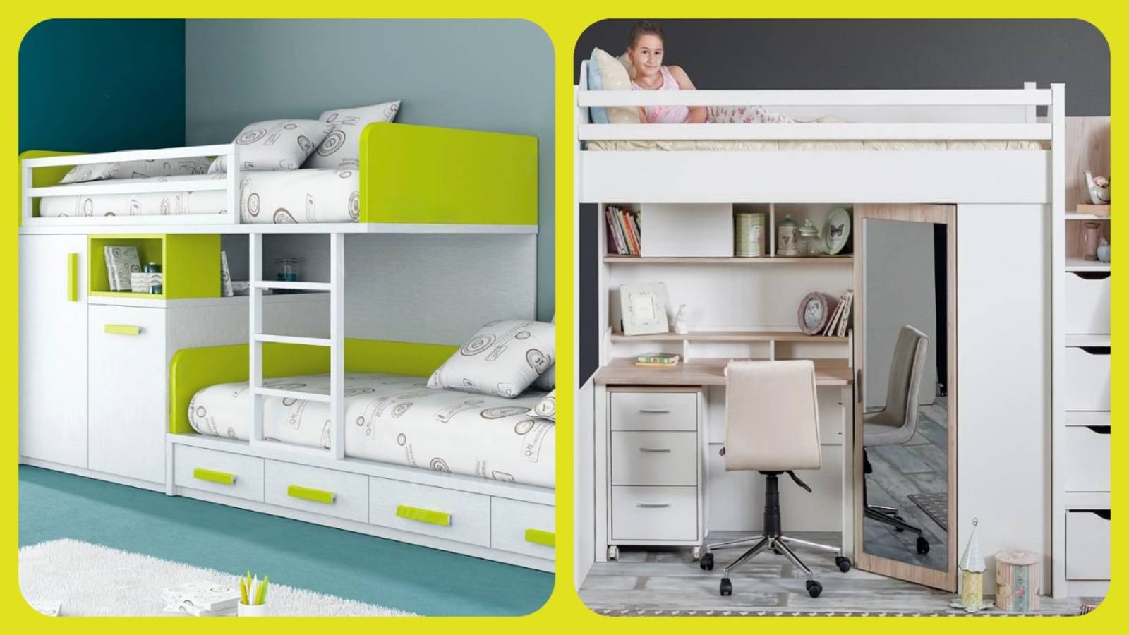 30 идей двухъярусных кроватей 🛌