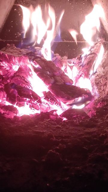 Огонь в печи