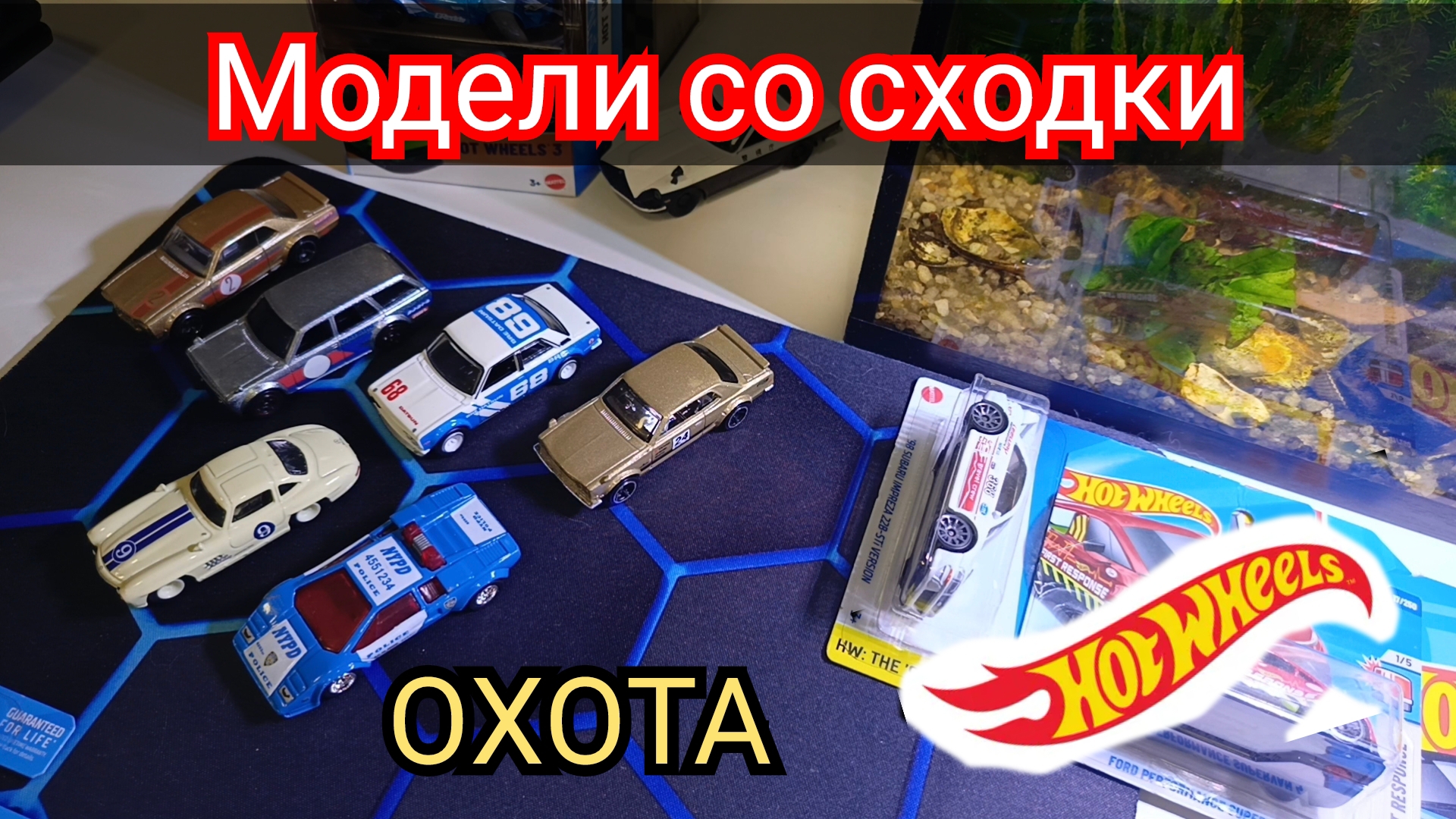 Модели Хот Вилс со сходки.Улов