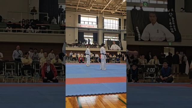 Турпова Диана. 1 бой. «Открытый чемпионат Японии по Кёкусин-кан 2025 г.»