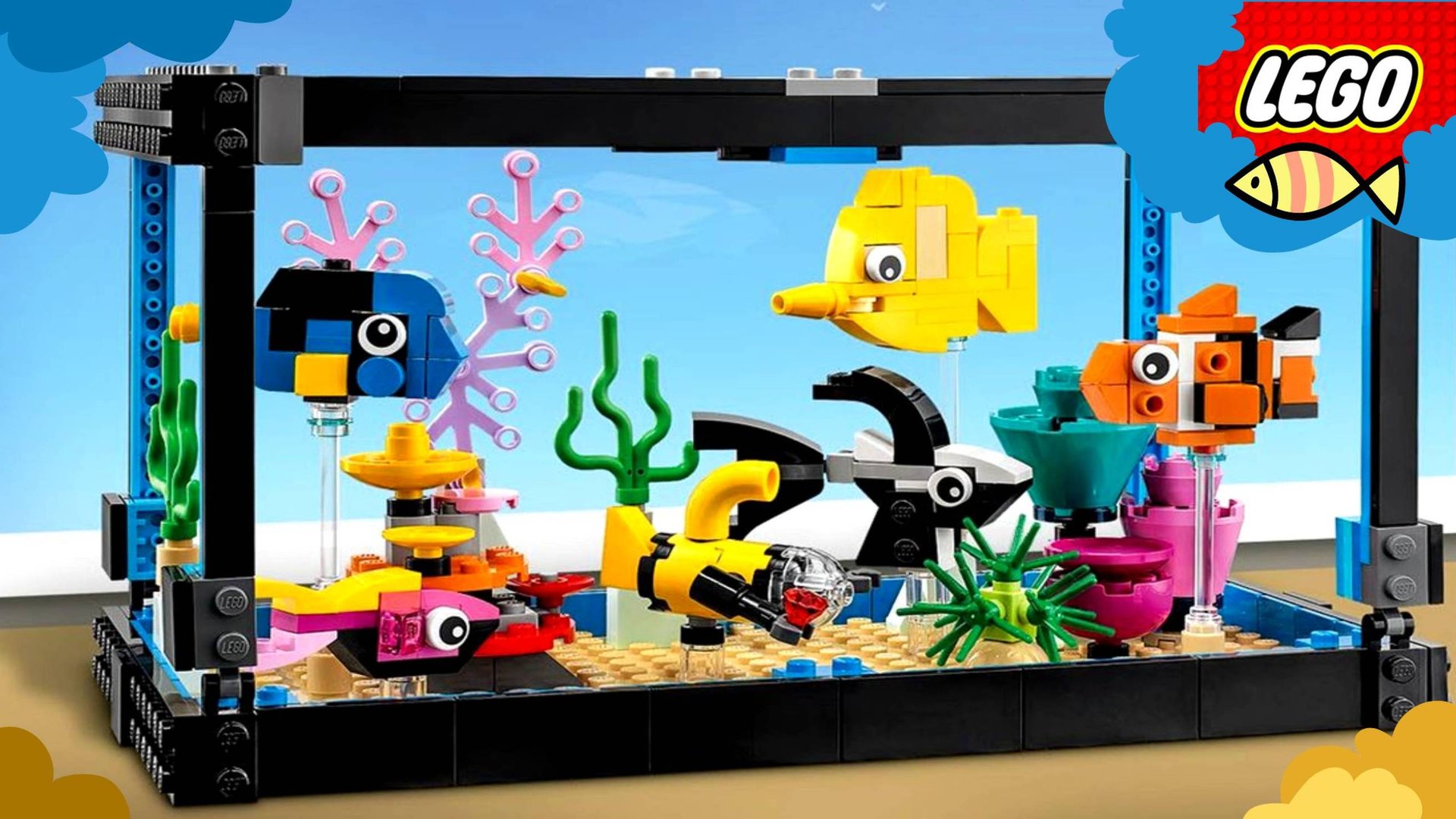 LEGO Creator 31122 Аквариум Обзор набора лего 3 в 1