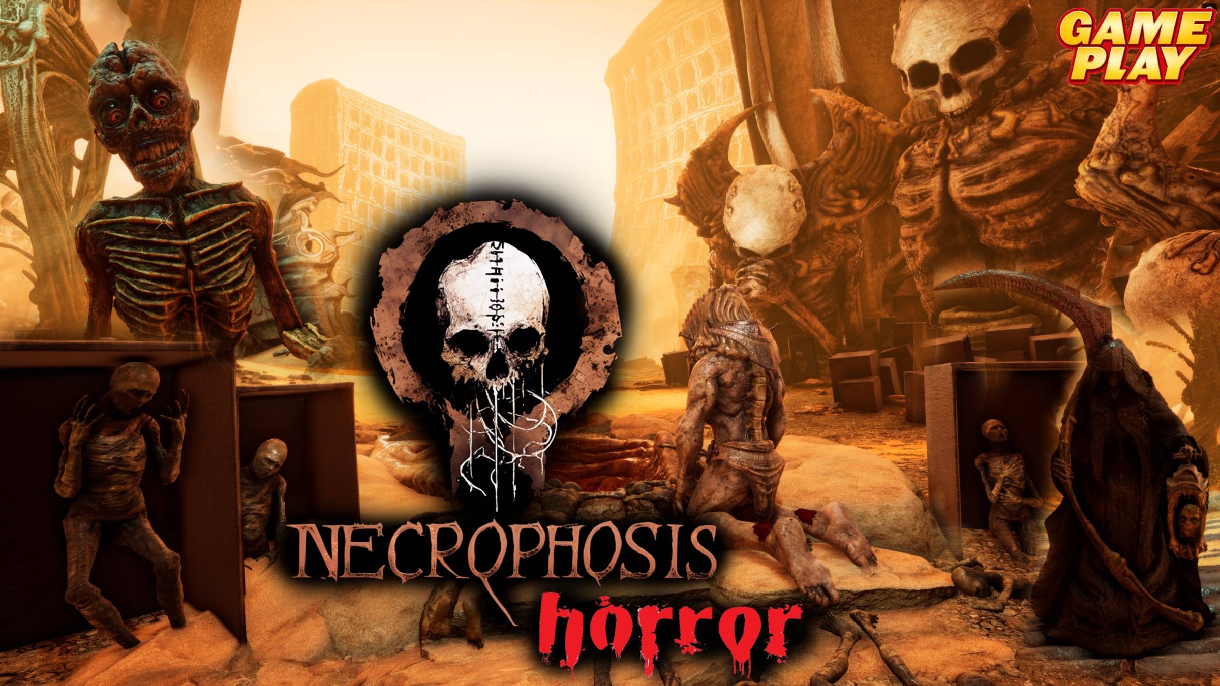 Necrophosis ✅ Хоррор с головоломками в сюрреалистичном мире мёртвых ✅ Релиз 25 апреля 2025