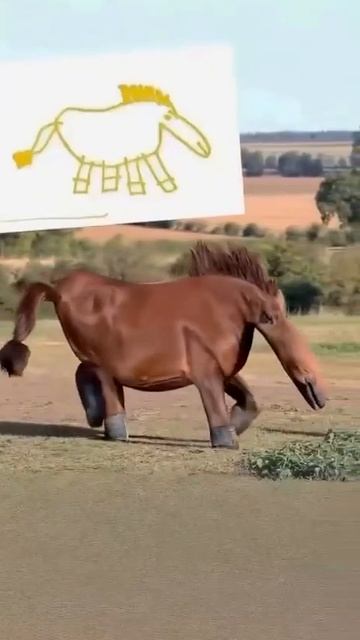 Ожившие рисунки детей