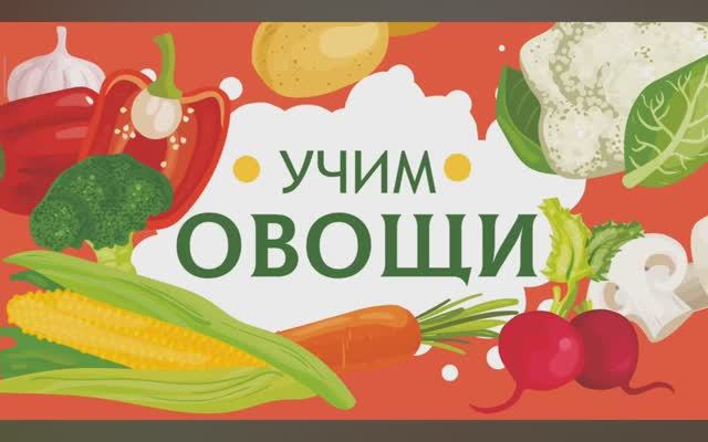 Изучаем Овощи. Карточки Домана для детей.  Глобальное чтение. Учимся говорить. Запуск речи.