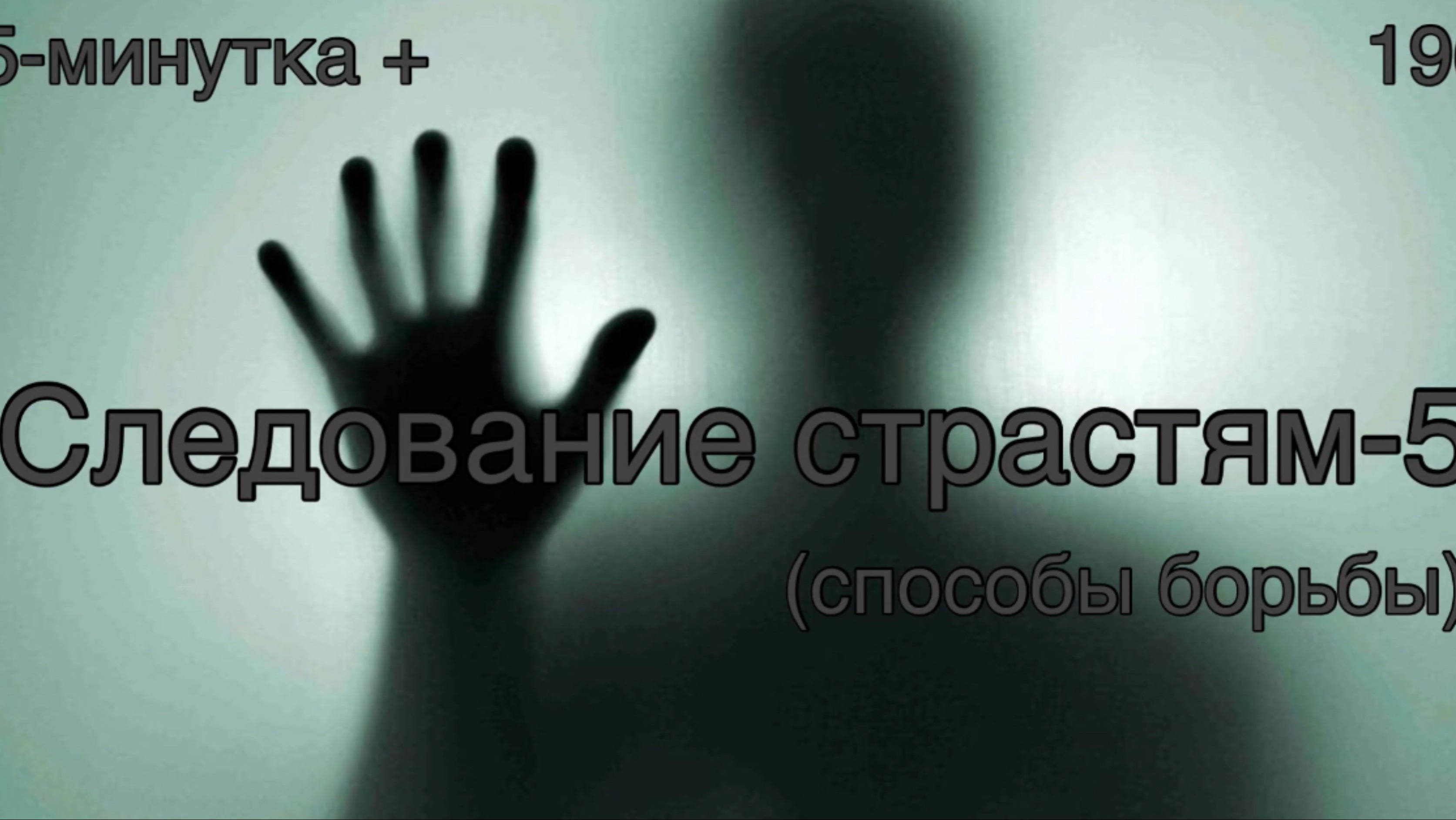 5-минутка+: 196 (Следование страстям-5(способы борьбы)