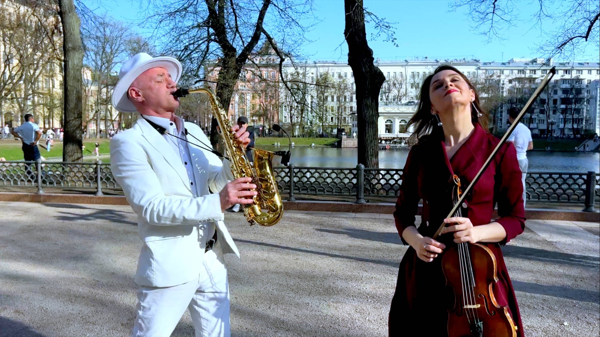 L_italiano - SAX Yuri Belousov & Viola Yulia Pavel'eva _  #Ysaxcafe