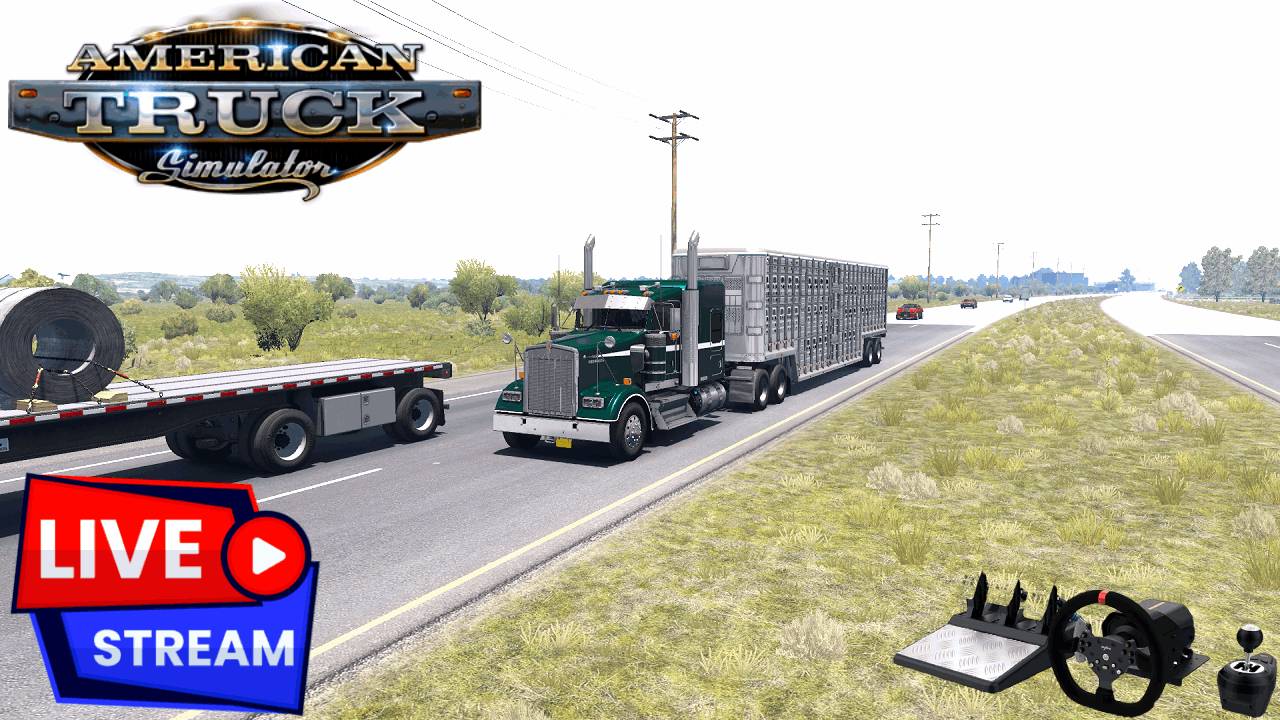 🔴 ATS, НОВЫЙ ТРАК, KENWORTH W900 LEGACY EDITION, ПЕРЕВОЗКА ЖИВОТНЫХ, НА РУЛЕ PXN V10 !!