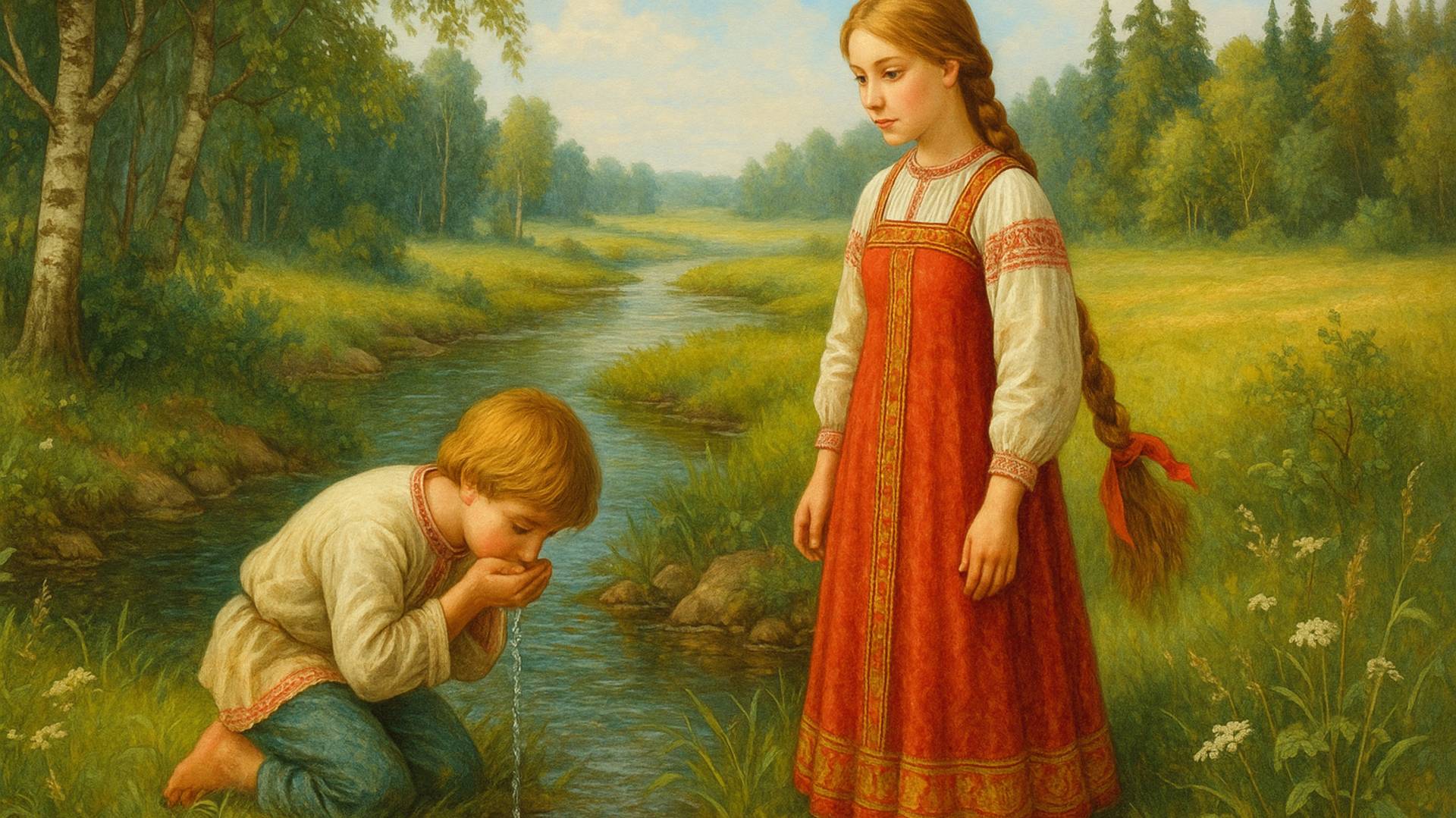 Сестрица Аленушка и братец Иванушка | Русская народная сказка | Чтение для детей