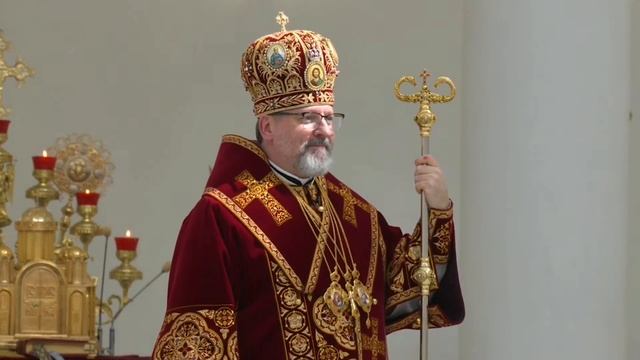 Глава украинских униатов архиепископ Святослав Шевчук