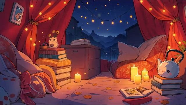 Уютная читальная крепость 📚  Спокойные биты для комфорта и фокуса ✨ [Музыка без рекламы]