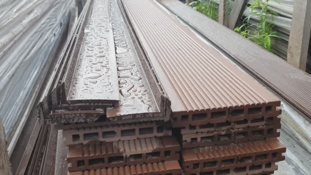 Заказ-Дом строительство и отделка: террасная доска из ДПК - для монтажа на пол террасы бани Пестово