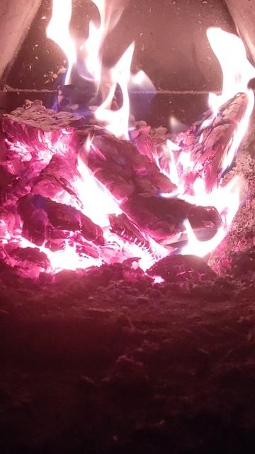 Огонь в печи