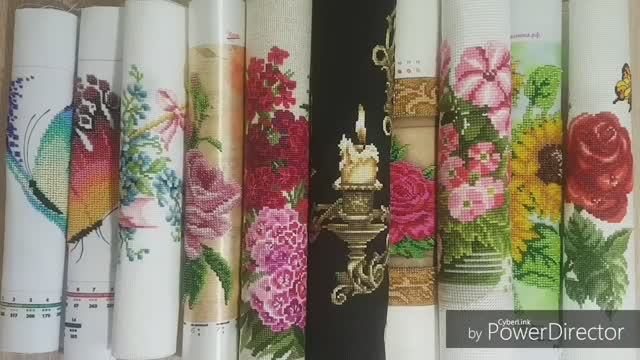 64 готовых работ принес 2018 год_Итоги 2018_вышивка крестом, бисером и алмазка