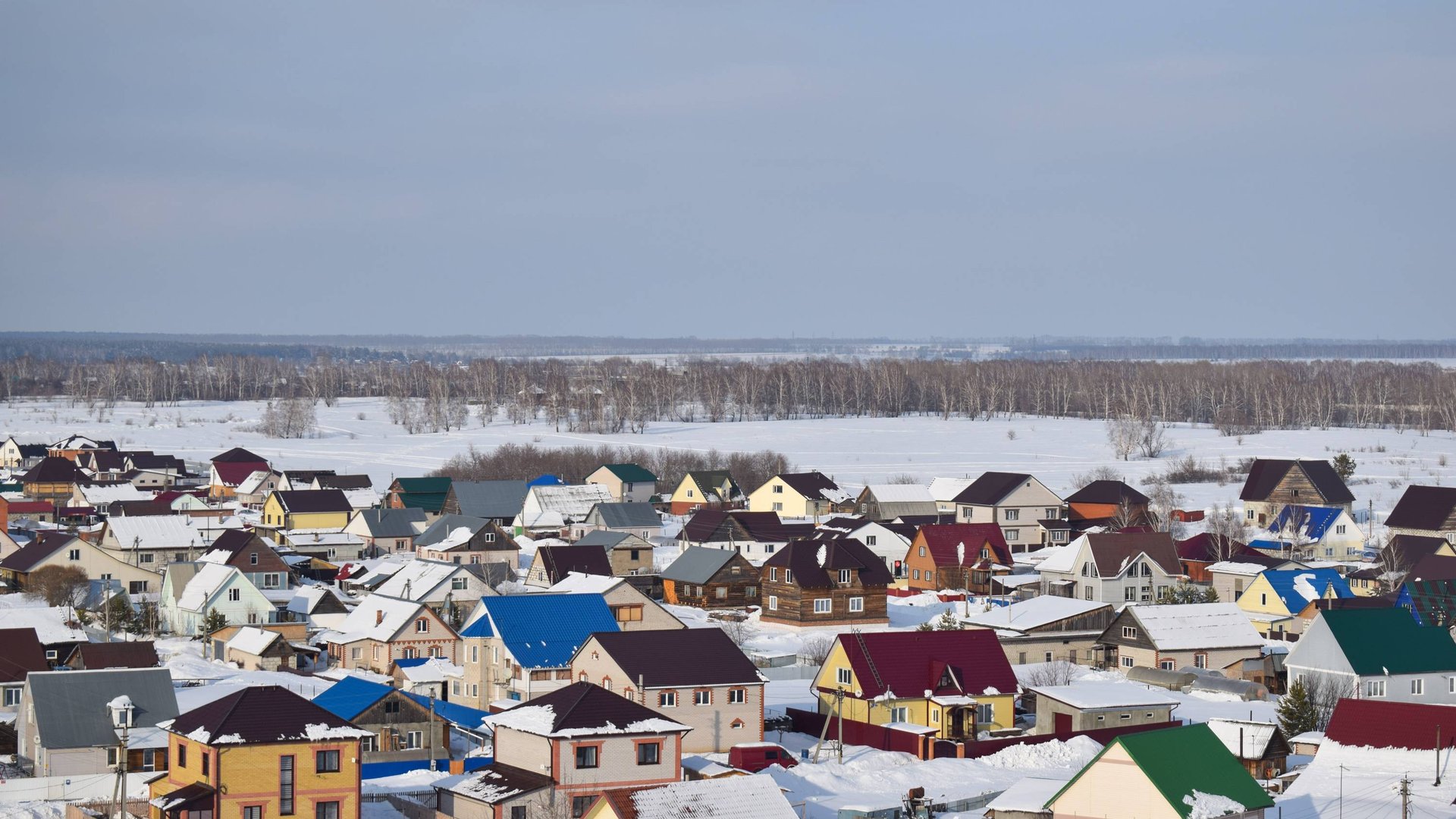 Новоалтайск. Вид на город (Ракурс-7). Микрорайон Северный.