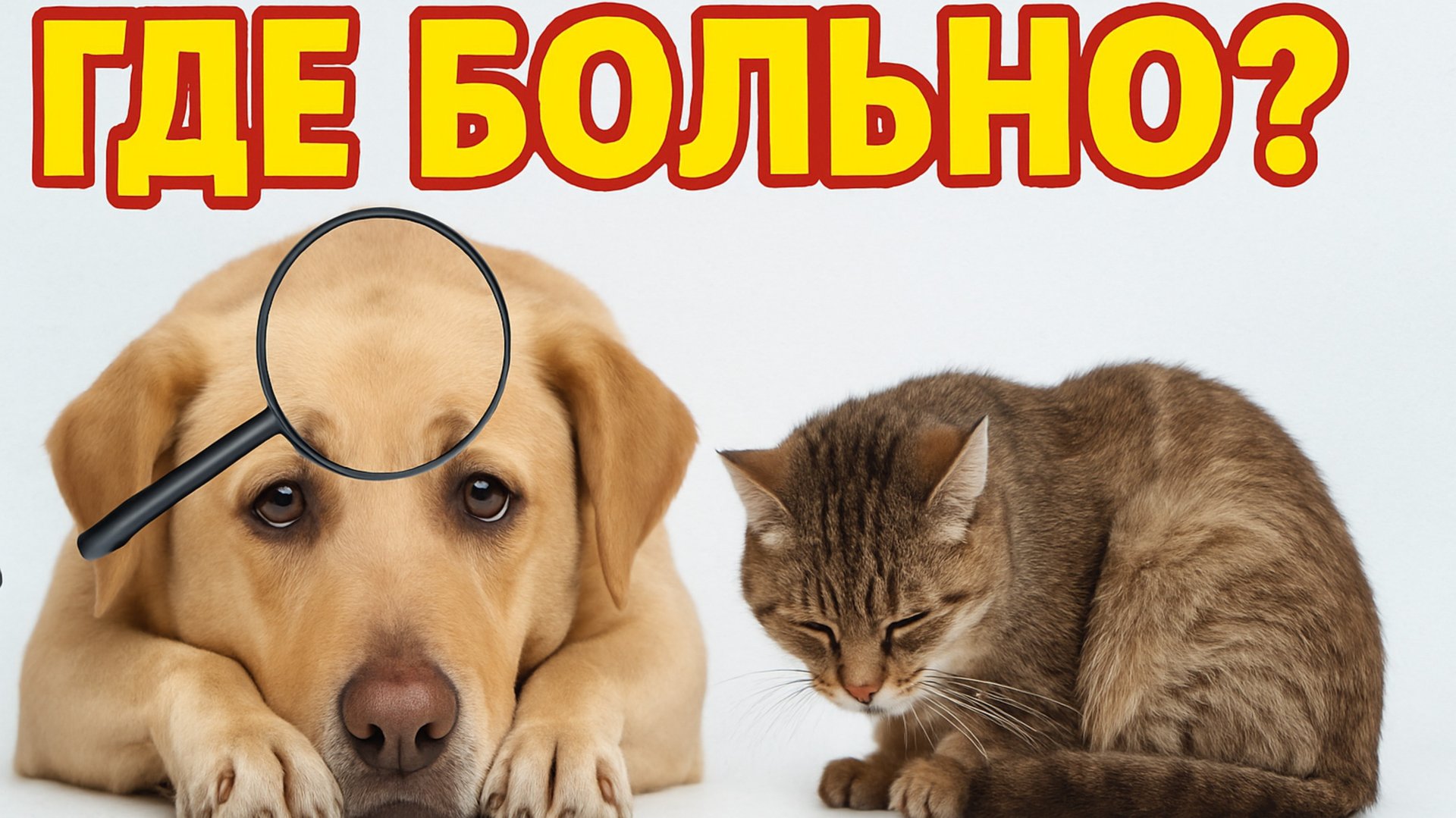 Как распознать признаки болезни у собаки или кошки ? 🐶🐱