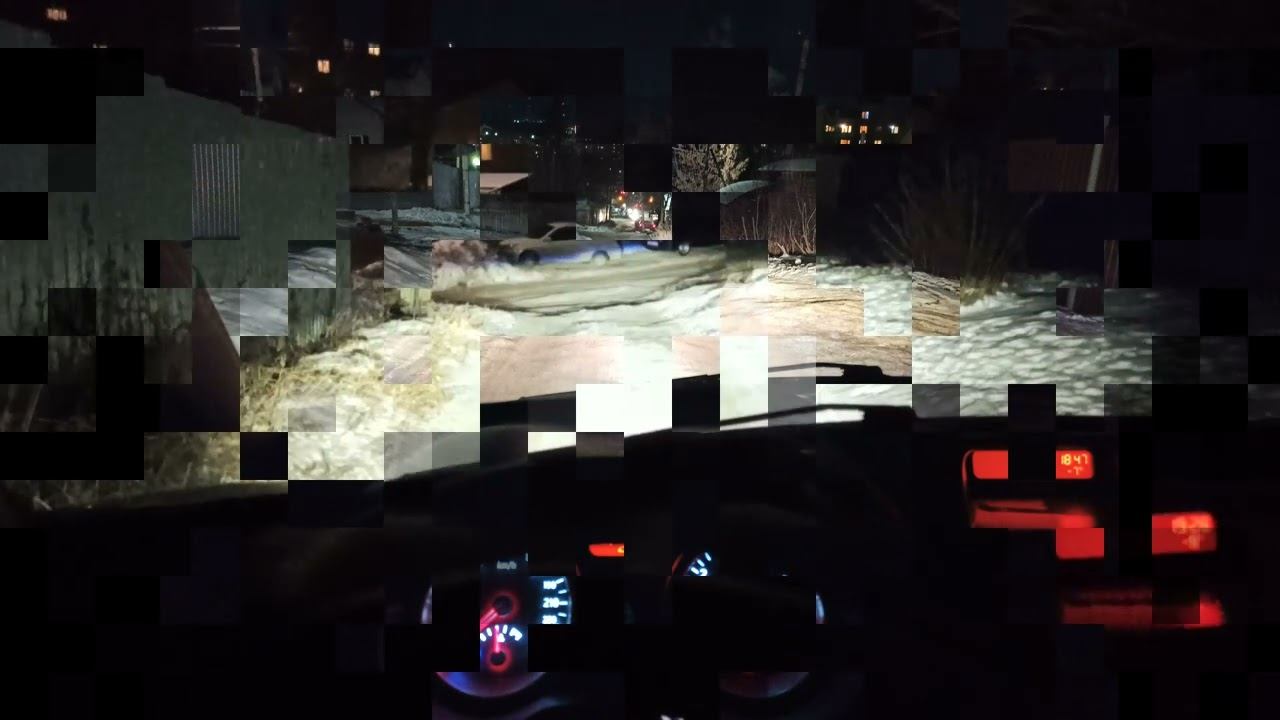 BI-LED модули Sinolyn 3,0" на Renault Megane 2 фаза 1.