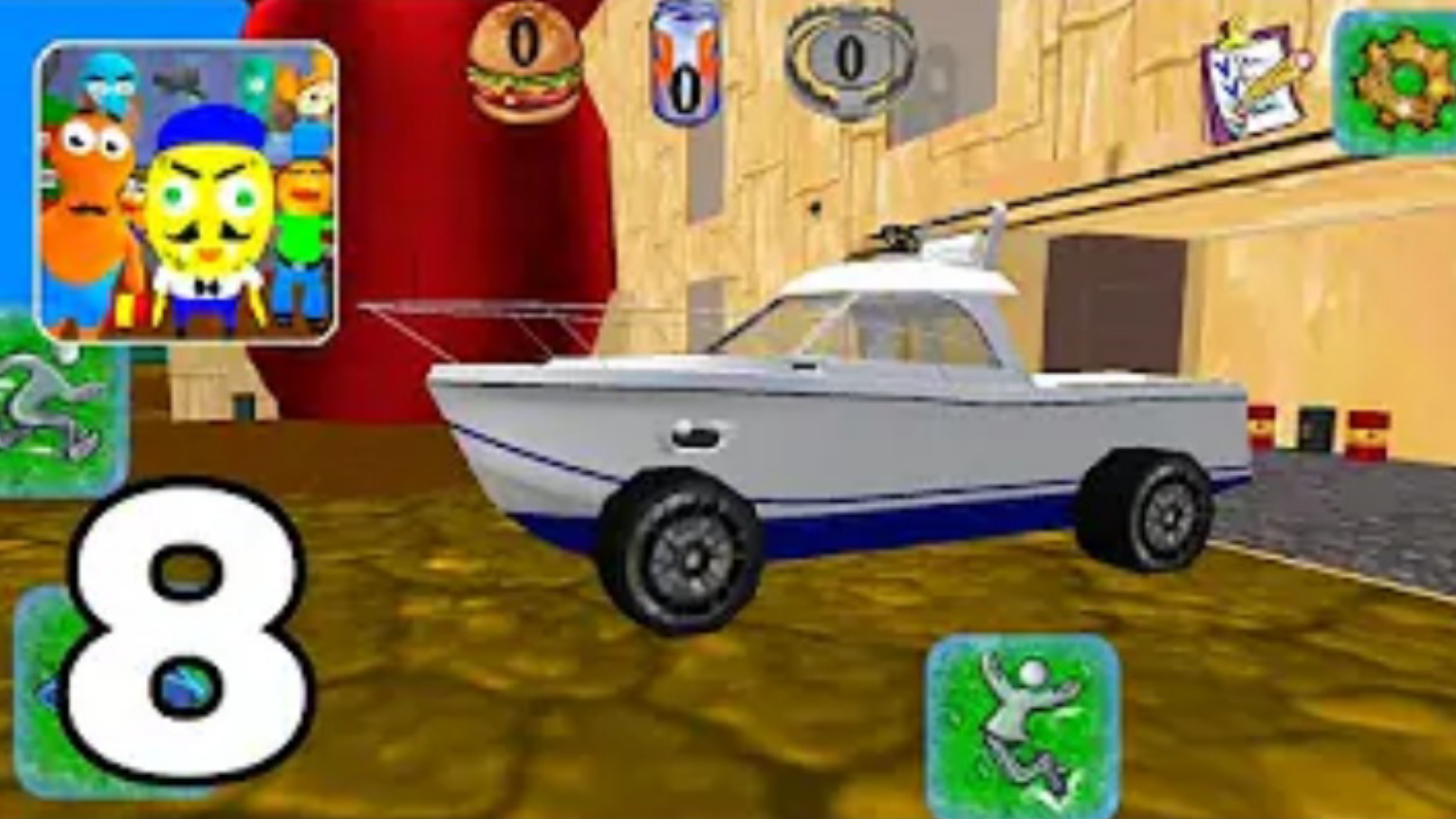 Sponge Neighbor Escape 3D New Update Gameplay Level 8