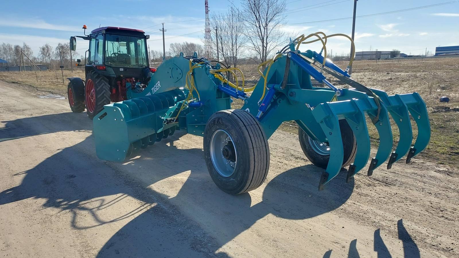 Прицепной грейдер HANMA TIGER Обновленный