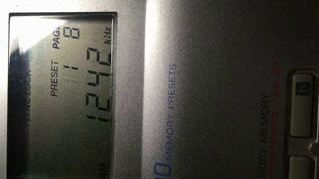 [MW DX] 1242 kHz ニッポン放送 JOLF NBS Nippon Hoso (Kisarazu, Chiba, JPN) 25.04.2025